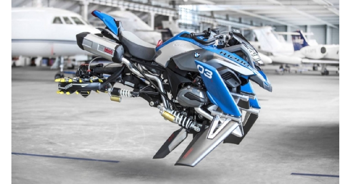 This Real-World BMW Flying Motorcycle Concept Is Based on a Lego Kit ...